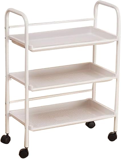 Amazon.com: ZHAOHUI Shelving Trolley Stainless Steel Mobile Kitchen 4 ...