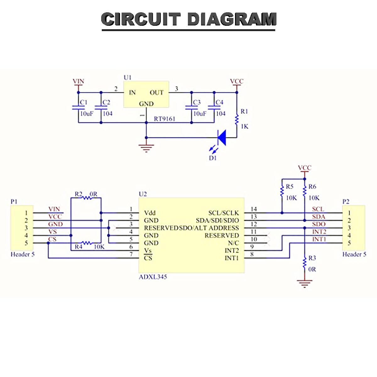 Snapklik.com : DAOKAI GY-291 ADXL345 Digital 3 Axis Acceleration Of ...