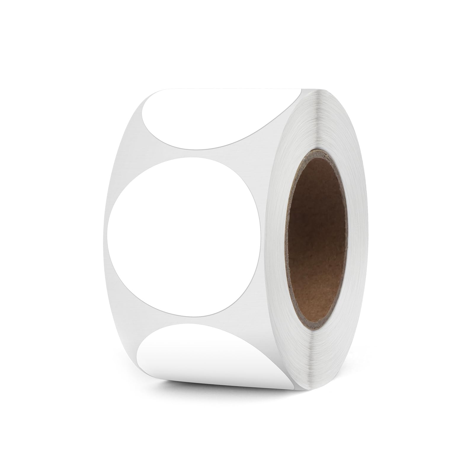 Amazon.com : YIKIADA White Circle Thermal Labels Vinyl 1.5 Inch Self ...