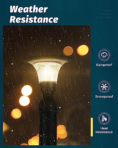 Snapklik.com : Lovus Solar Post Light - Dusk To Dawn Outdoor Post LED ...