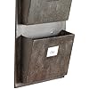 Amazon.com: FurnitureMaxx Rustic Grey Metal Industrial Wall-Mounted ...