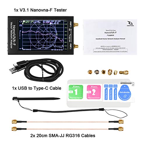 Smith Chart NanoVNA-F Vector Network Analyzer HF VHF UHF UV VNA Antenna ...