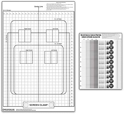 Amazon.com: Nevertheless Screen Printing Pre Registration Template ...