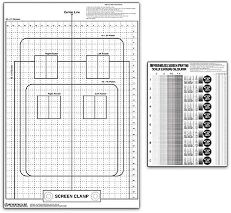 Amazon.com: Nevertheless Screen Printing Pre Registration Template ...