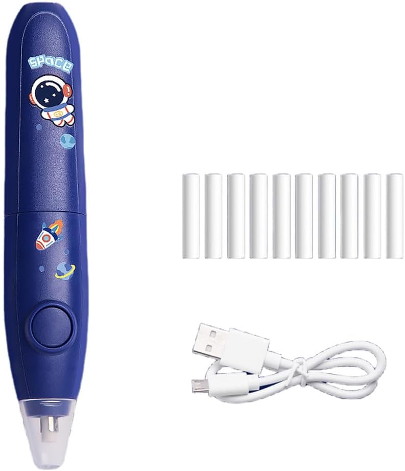 Amazon.com : Cartoon Electric Eraser Kit Handy Electric USB Charging ...