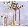 Gold Wedding Table Centrepieces Set of 2 PCS Geometric Vases Flower ...