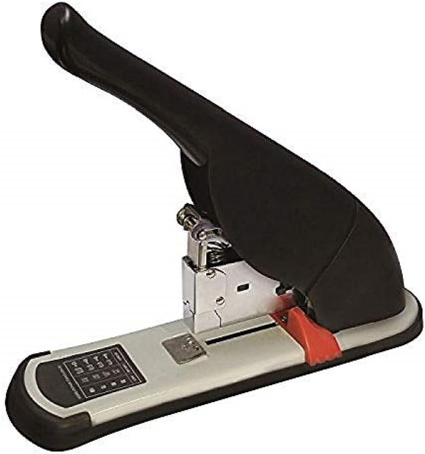 JIUJ Heavy Duty Stapler Long arm Professional 50 Sheets Capacity Metal ...