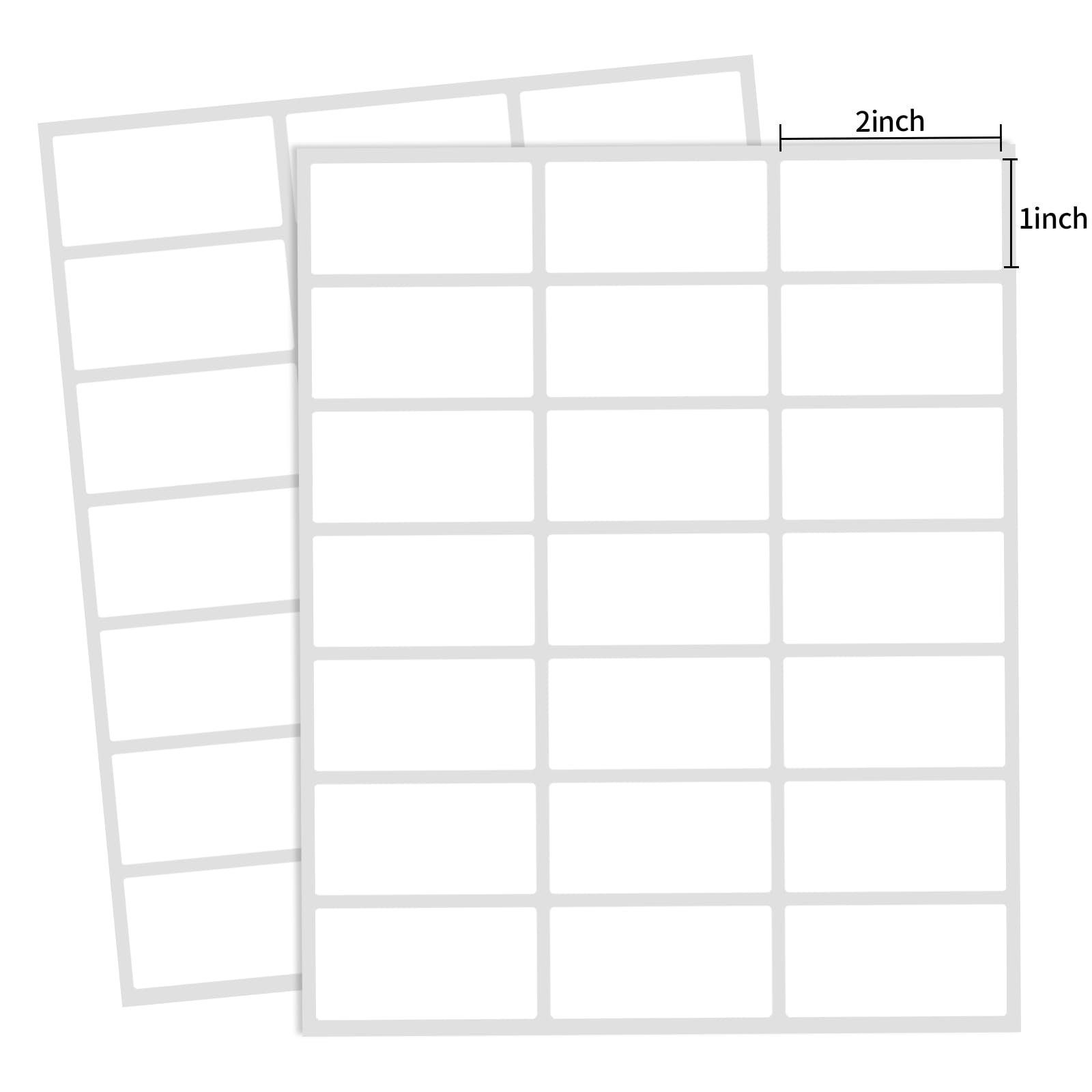 Amazon.com : Yeachlaing 1"×2" Inch Removable Blank Freezer Labels,Water ...