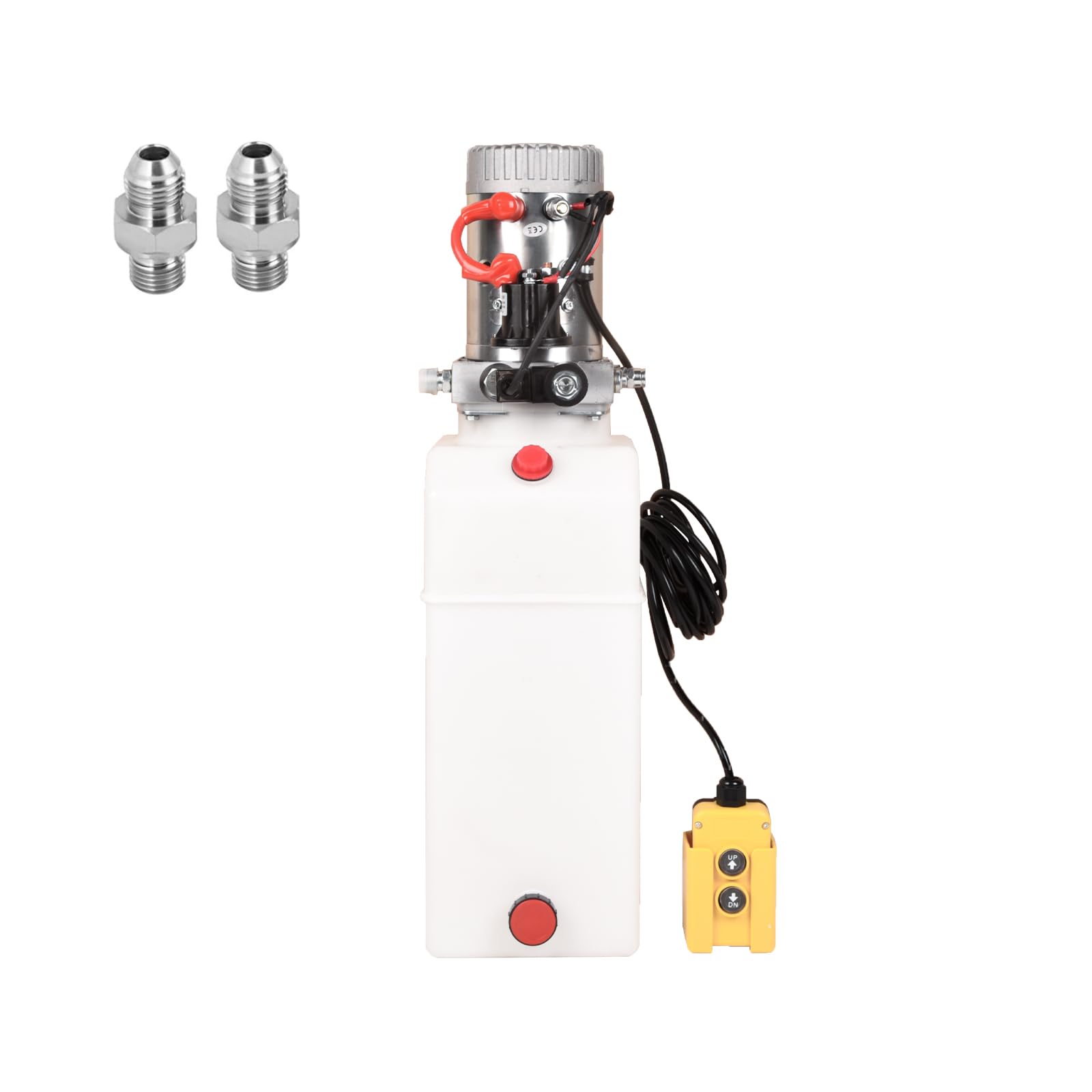 Snapklik.com : 8 Quart 2 Gallon Hydraulic Power Unit 12V DC Single ...