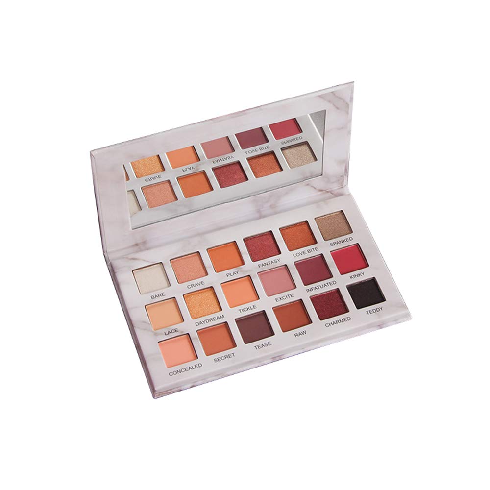 Amazon.com : 18 Colors Beauty Eyeshadow Palette, Charming Pigmented ...