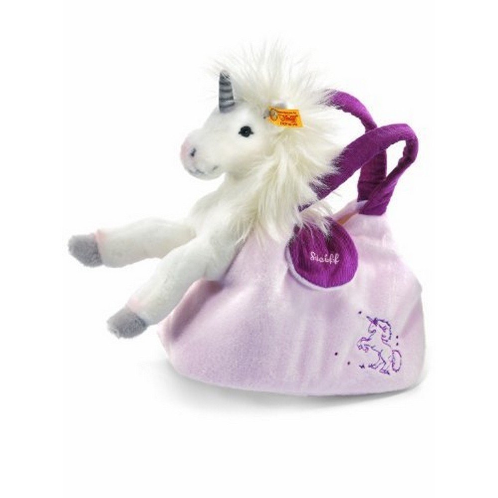 Amazon.com: Steiff Starly Unicorn with Hand Bag : Toys & Games