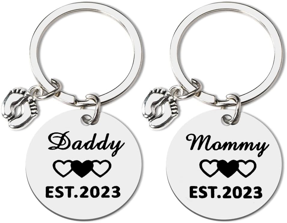 Amazon.com: Mom And Dad Gifts for New Parents Pregnancy Announcement ...