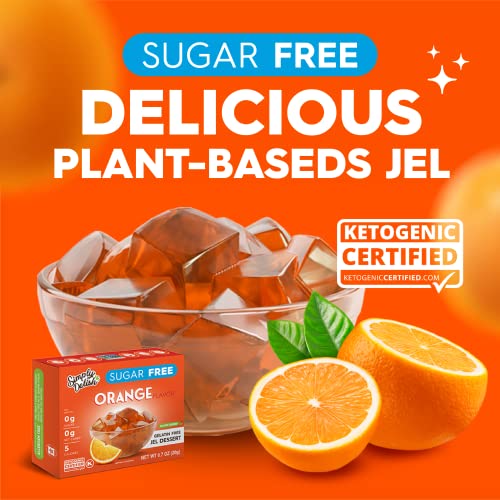 Snapklik.com : Simply Delish Plant Based Natural Orange Jel Dessert6 ...