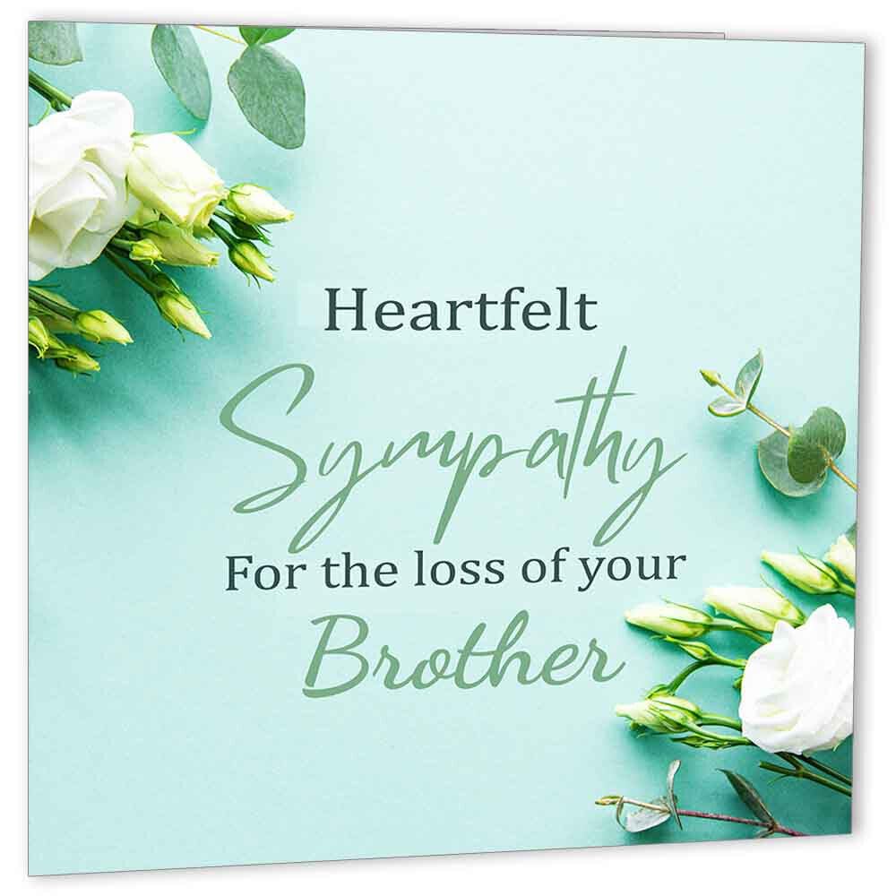 Brother Bereavement Card - Sorry for your loss, sympathy card ...