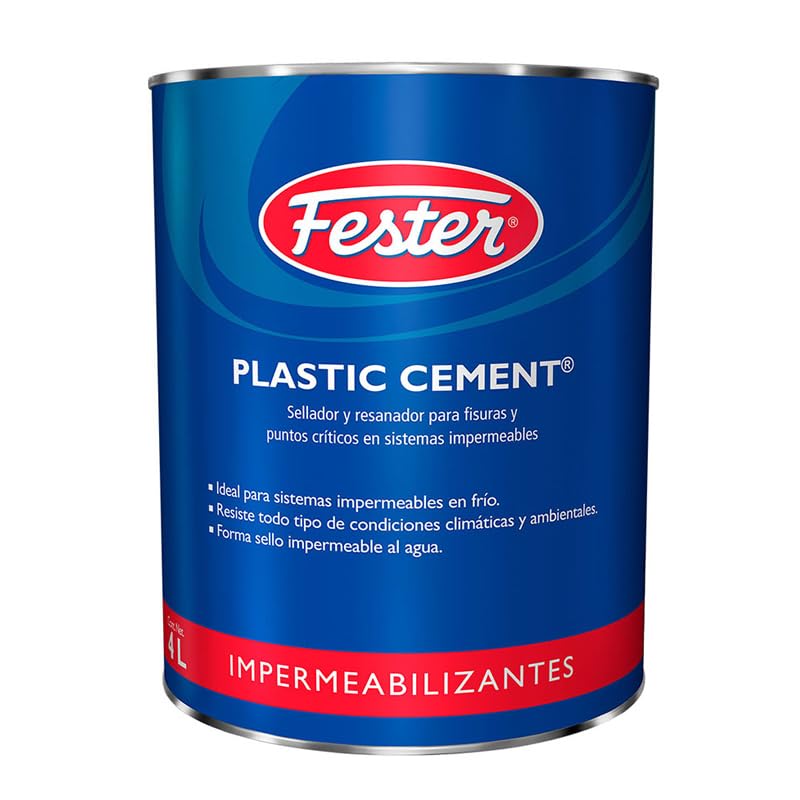 Plastic Cement 4 l Fester : Amazon.com.mx: Herramientas y Mejoras del Hogar