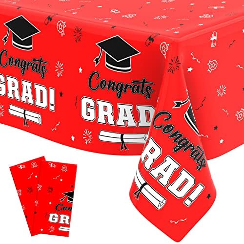 Amazon.com: Graduation Party Decorations Class of 2024 Red Graduation ...