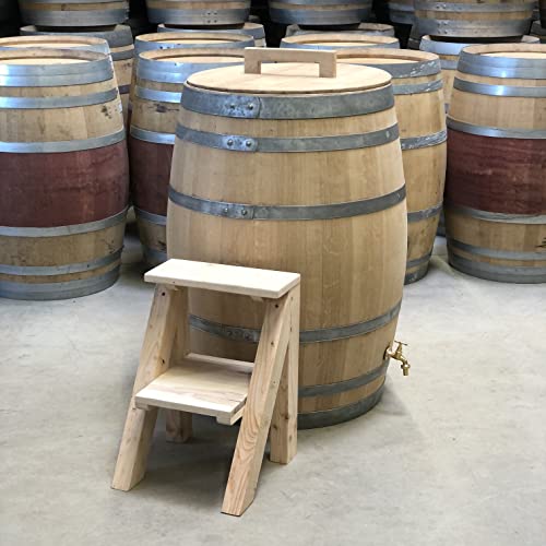 Fass-Schmiede 300 Liter Weinfass zum Eisbaden Tauchfass Badefass (natur ...