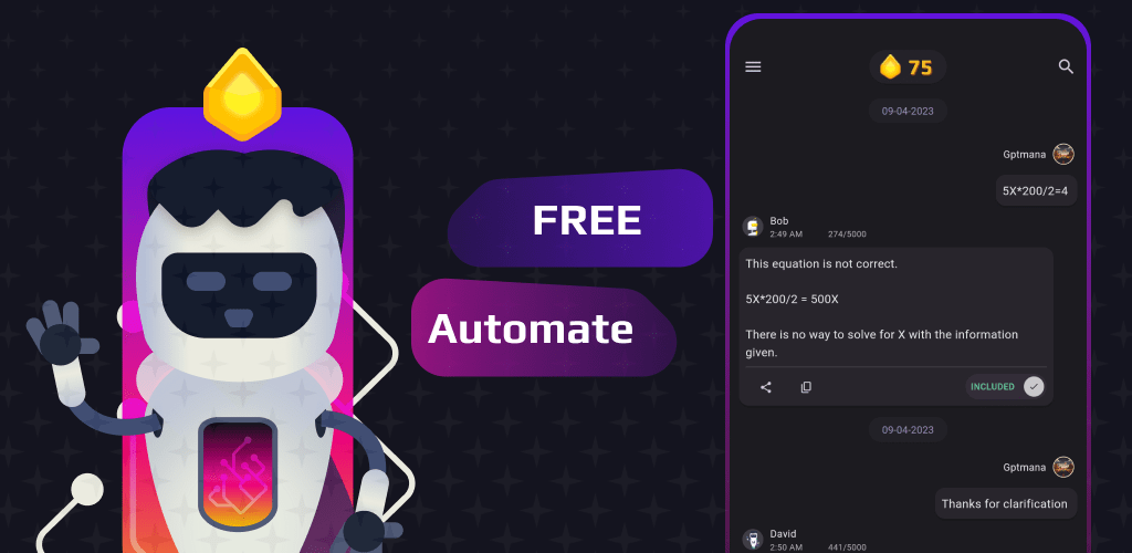 GPTMana - Automated GPT Chatbot Assistant-Amazonアプリストアのアプリ