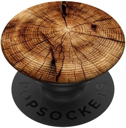 Amazon.com: Tree Ring Dark Wood Design PopSockets PopGrip: Swappable ...