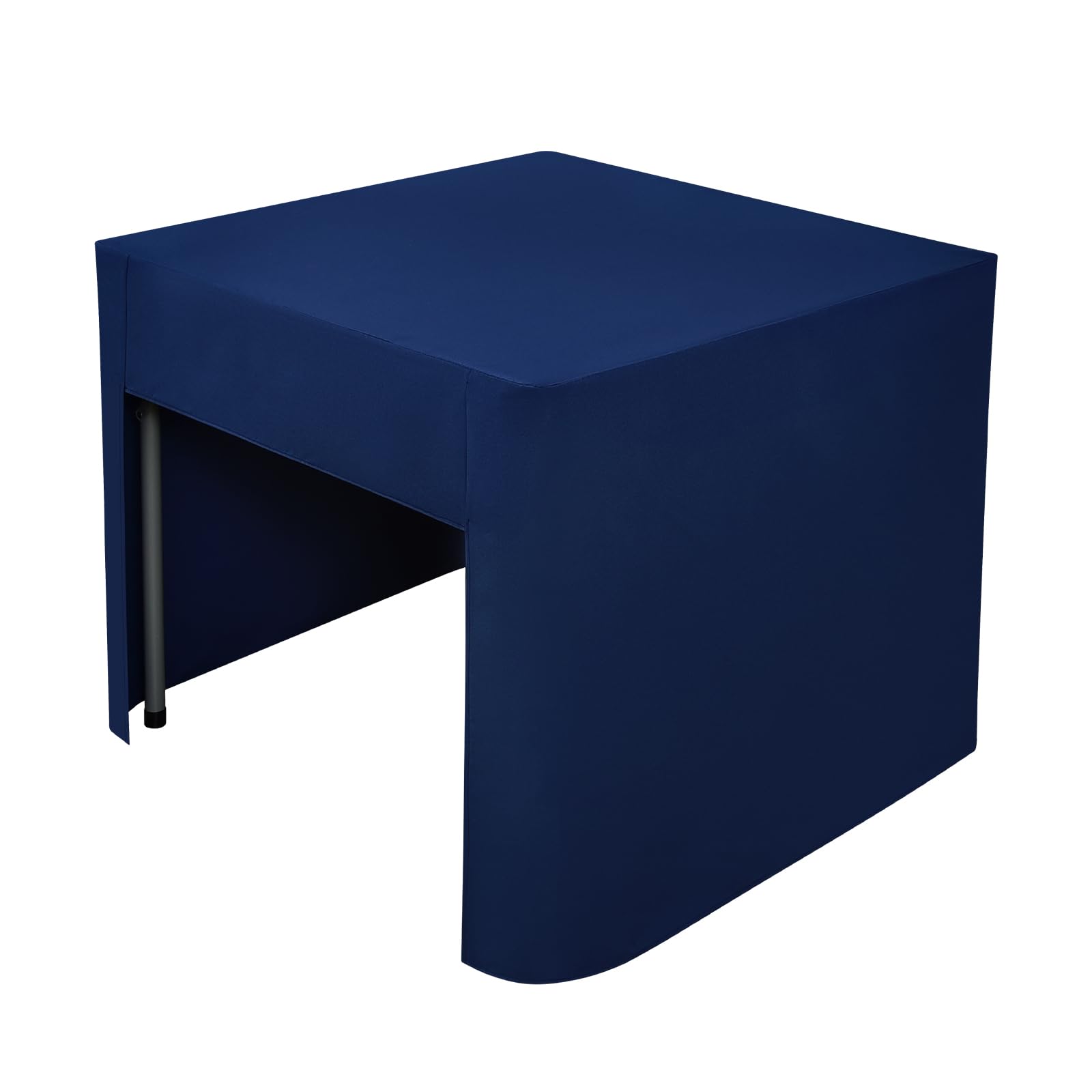 Amazon.com: Nacuci 34X34 Inch Navy Blue Square Fitted Tablecloth Open ...