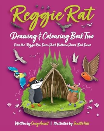 Reggie Rat Drawing & Colouring Book 2: From the Reggie Rat Seven Short ...