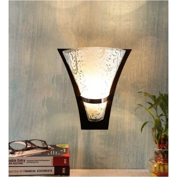 Carsten Wood and Glass Indoor/Outdoor Wall Light/Wall Lamp Lighting to ...