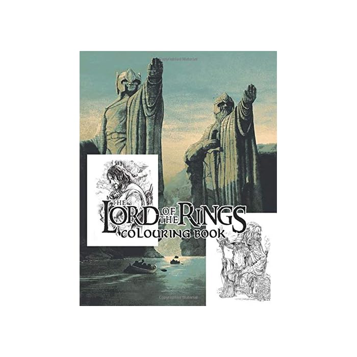 Buy The Lord Of The Rings Colouring Book: LOTR Colouring Book with ...