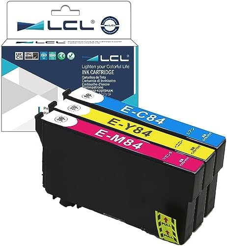 Amazon.co.jp: LCL エプソン用 ICC84 ICM84 ICY84 (3色セット シアン マゼンタ イエロー) 互換インクカートリッジ 残量表示付き 対応機種:PX-M781F ...