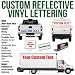 Amazon.com - Rapid Vinyl Custom Reflective Vinyl Lettering Decal ...