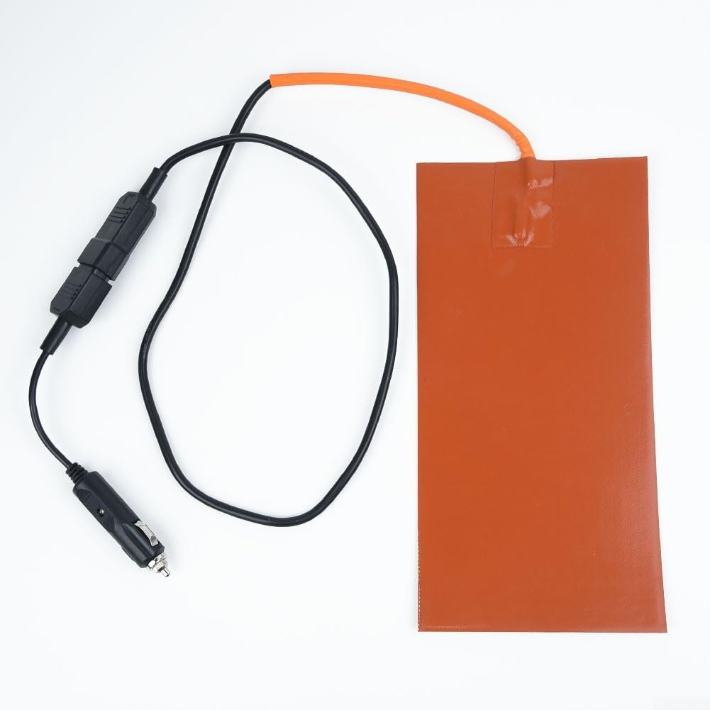 12V 100W Silicone Heater Mat, Silicone Rubber Heating Pad for Pizza Hot ...