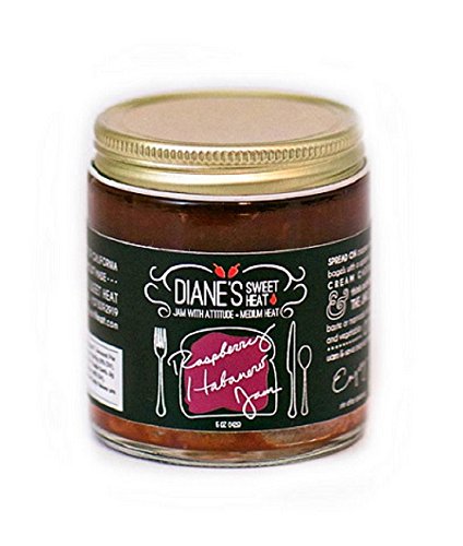 Amazon.com: Habanero Fruit Jam Diane's Sweet Heat Raspberry (5 Ounce ...