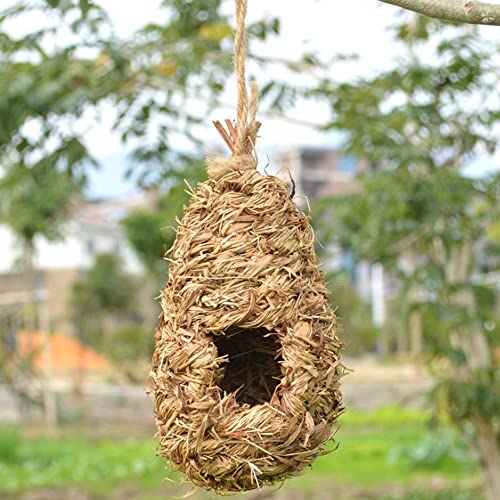 Roosting Pouch Bird Shelter – Corn Husk Hanging Nest Pocket for Birds ...