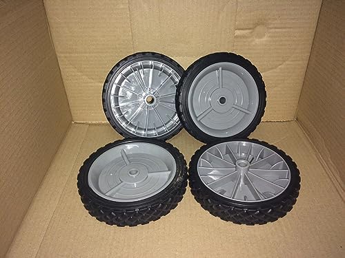Amazon.com: 7" WALK BEHIND PUSH LAWN MOWER WHEELS SET OF 4 FITS MOST ...