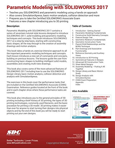 Parametric Modeling with SOLIDWORKS 2017 - Want It All