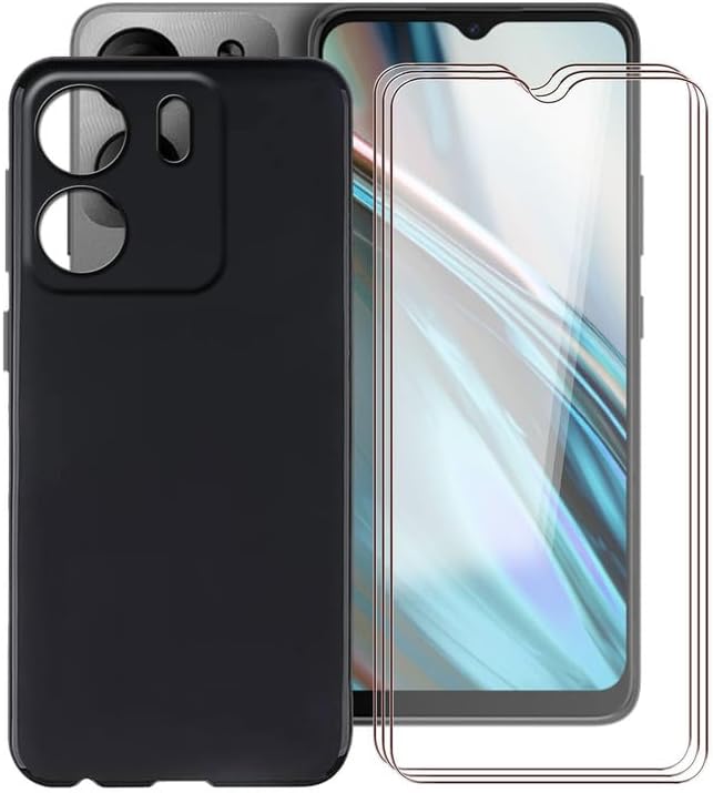 Amazon.com: YQINHHME Phone Case for BLU View 5 B160V (6.56") + 3 Pack ...