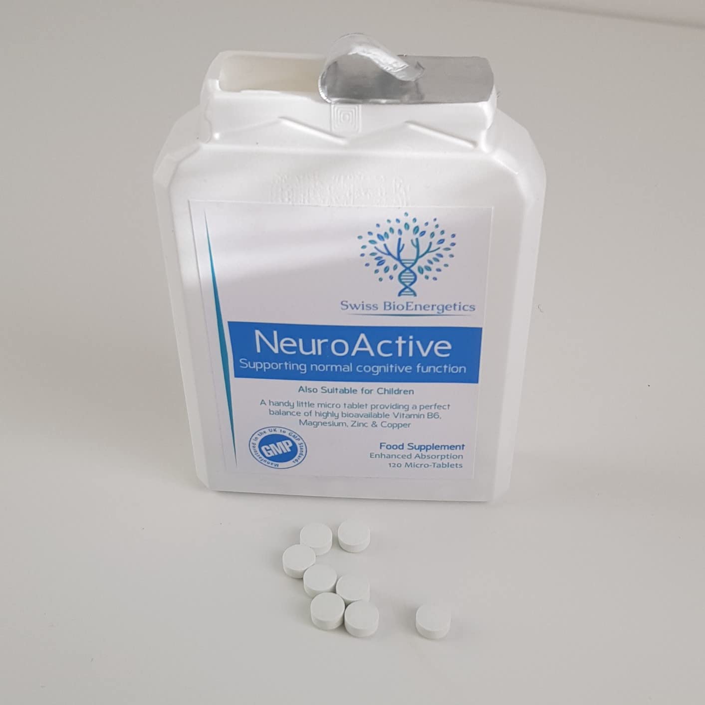 NeuroActive 120 Highly bioavailable Micro-Tablets - Magnesium Citrate ...