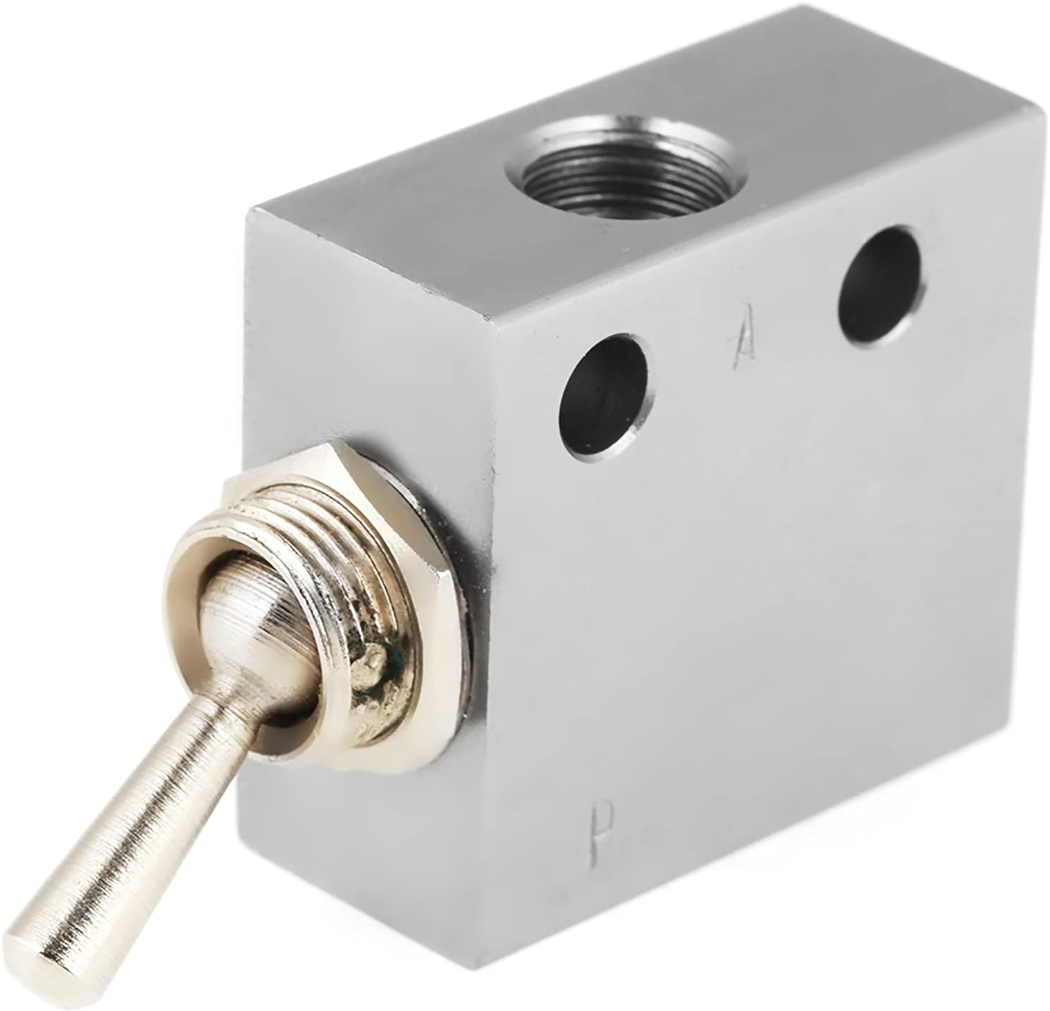 HL2301 3 Position 2 Port Air Pneumatic Knob Switch Valve Metal Toggle ...