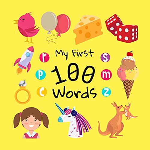 My First 100 Words: A Fun Learning Activity Picture Book For Kids 1-3 ...