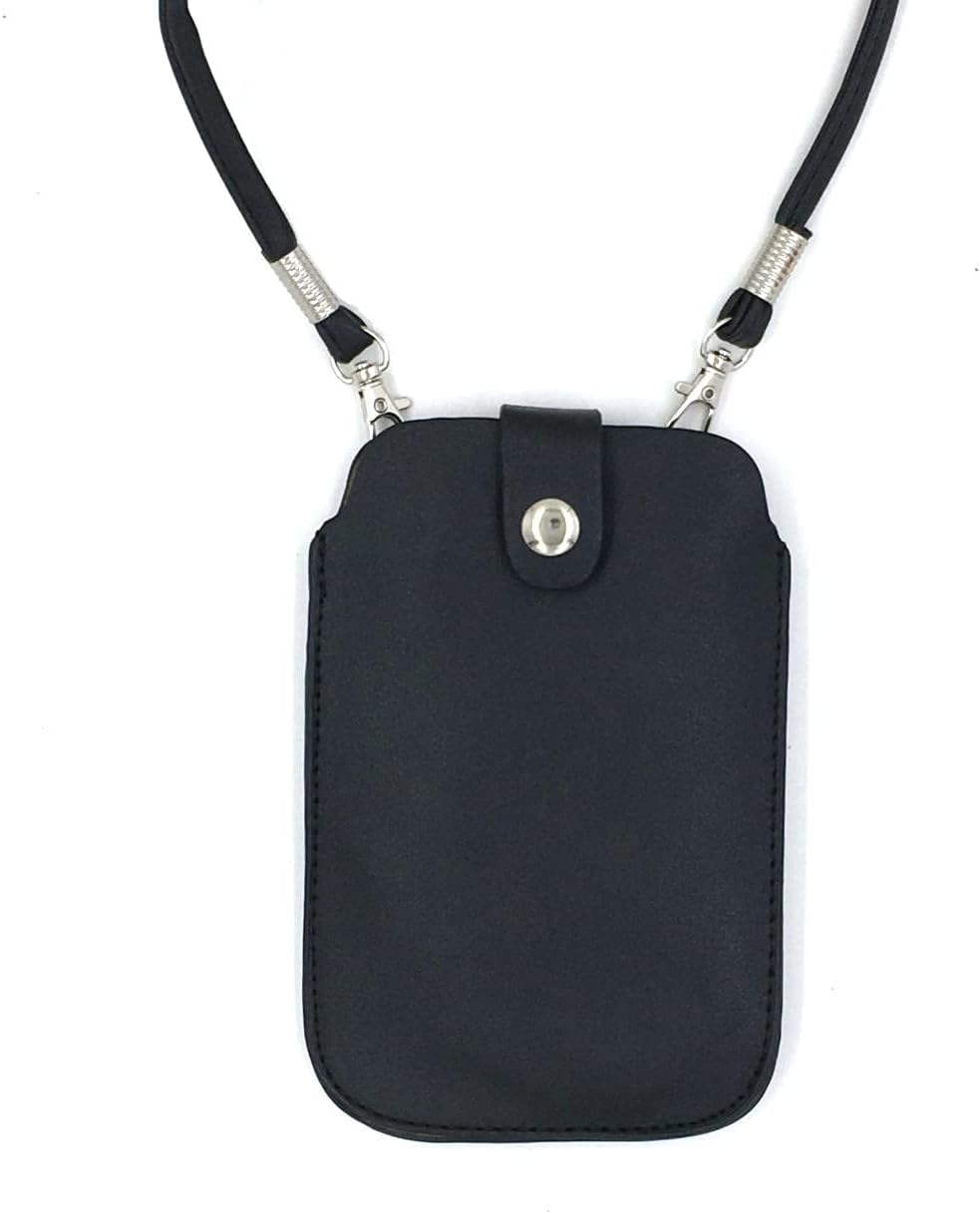 Amazon.com: Leather Neck Pouch for iPhone (Style 2) - Magnetic ...