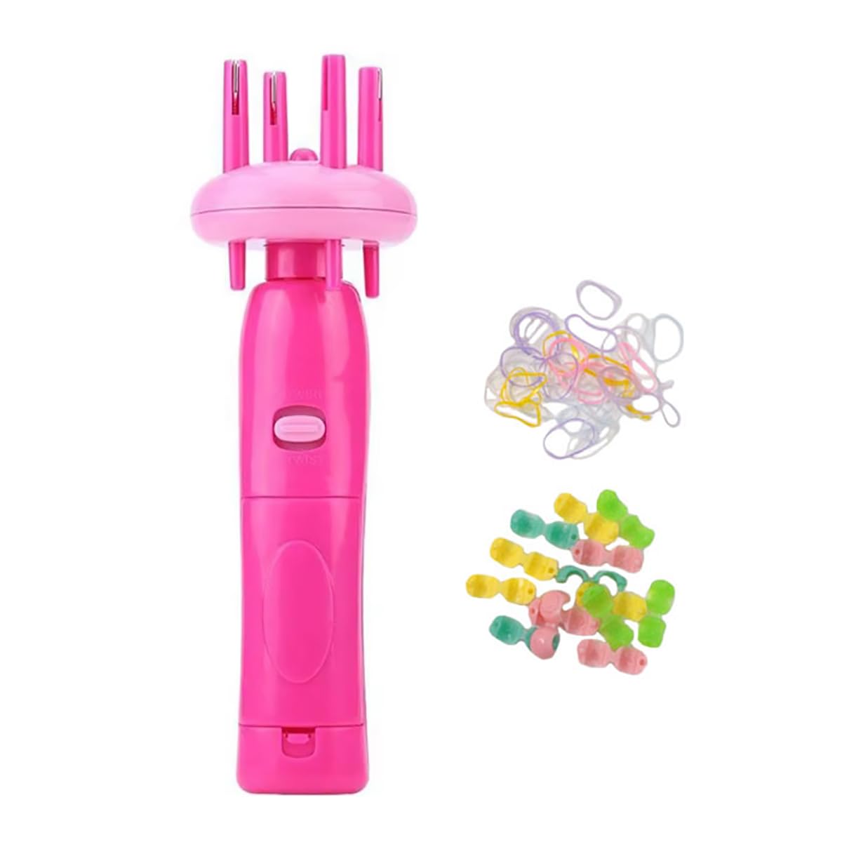 Amazon.com : Electric Hemp Flowers Hair Braide Hair Braider Device Kit ...
