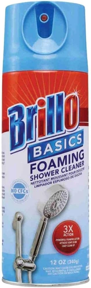 Amazon.com: Brillo Basics Foaming Shower Cleaner 12 Oz : Health & Household