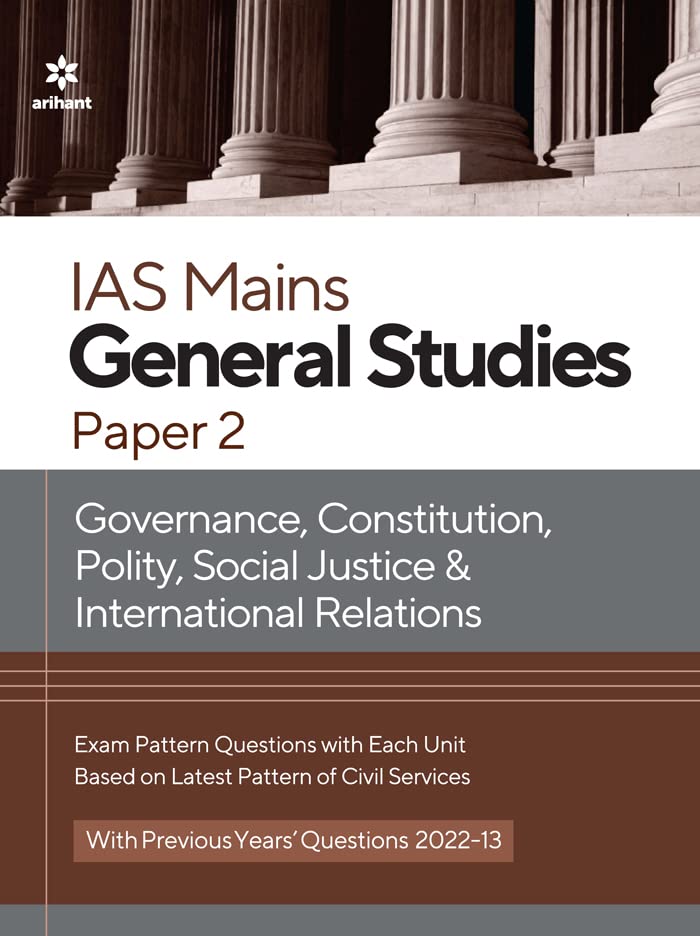 Buy IAS Mains Paper 2 Governance, Constitution, Polity, Social Justice ...