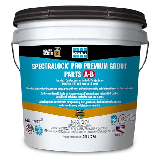Laticrete SpectraLOCK Pro Premium Mini Parts A&B, 2lb (0.9 kg) : Amazon ...