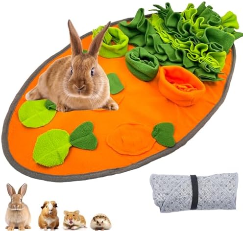 Amazon.com: TOKIHUT Rabbit Foraging Mat - Large 25" x 25" Boredom ...