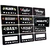 Amazon.com: Levain & Co 12 Pack Pellet Bucket Label Stickers for Wood ...