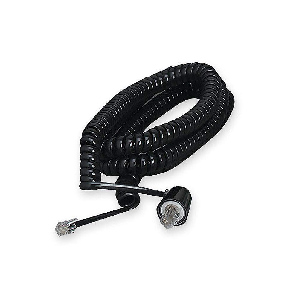 Softalk 03201 Phone Coil Cord with Twisstop 25-Feet Black Landline ...