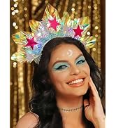 Amazon.com : JEAIRTS Light Up Headband Led Crown Headbands Glow Rave ...