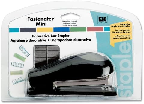 Amazon.com: EK Success Mini Fastenater Decorative Stapler, Black ...