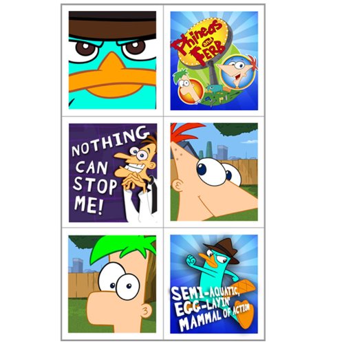 Phineas and Ferb Sticker Sheets - Want It All