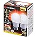 Amazon | 【E26】アイリスオーヤマ LED電球 40W形相当 電球色 口金直径26mm 広配光 2個パック 密閉器具対応 LDA4L-G-4T62P | アイリスオーヤマ(IRIS ...